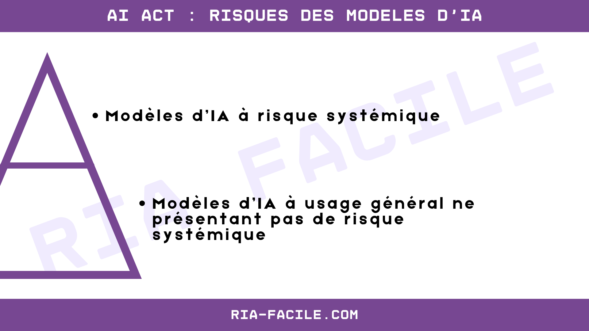 RIA Facile - comprendre et appliquer le règlement IA (AI act, IA act, RIA)